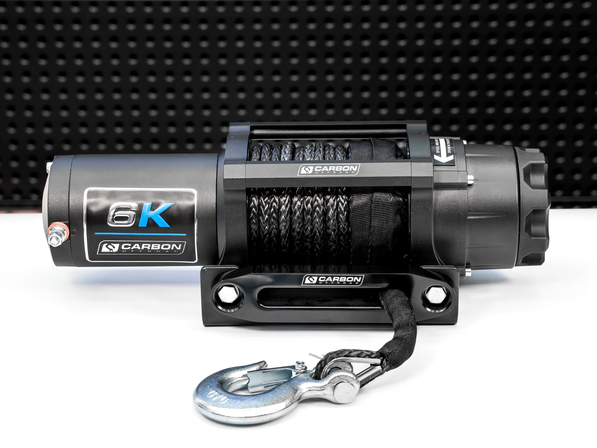 Carbon Offroad 6000lb ATV/Small 4X4 Winch - Carbon Offroad Buy Now A$599.00